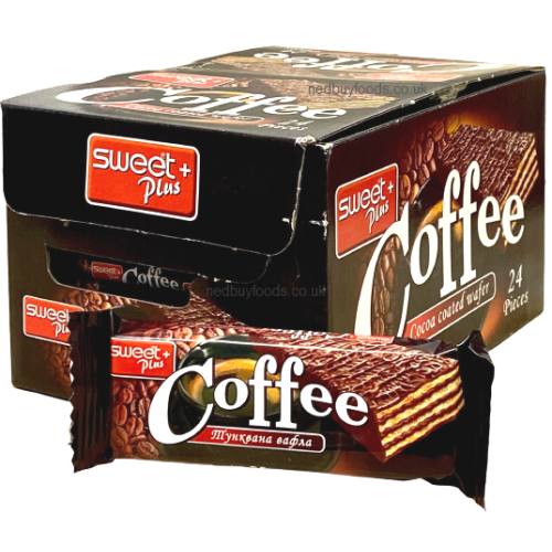 Wafer Coffee 24pcs x 35g Sweet Plus